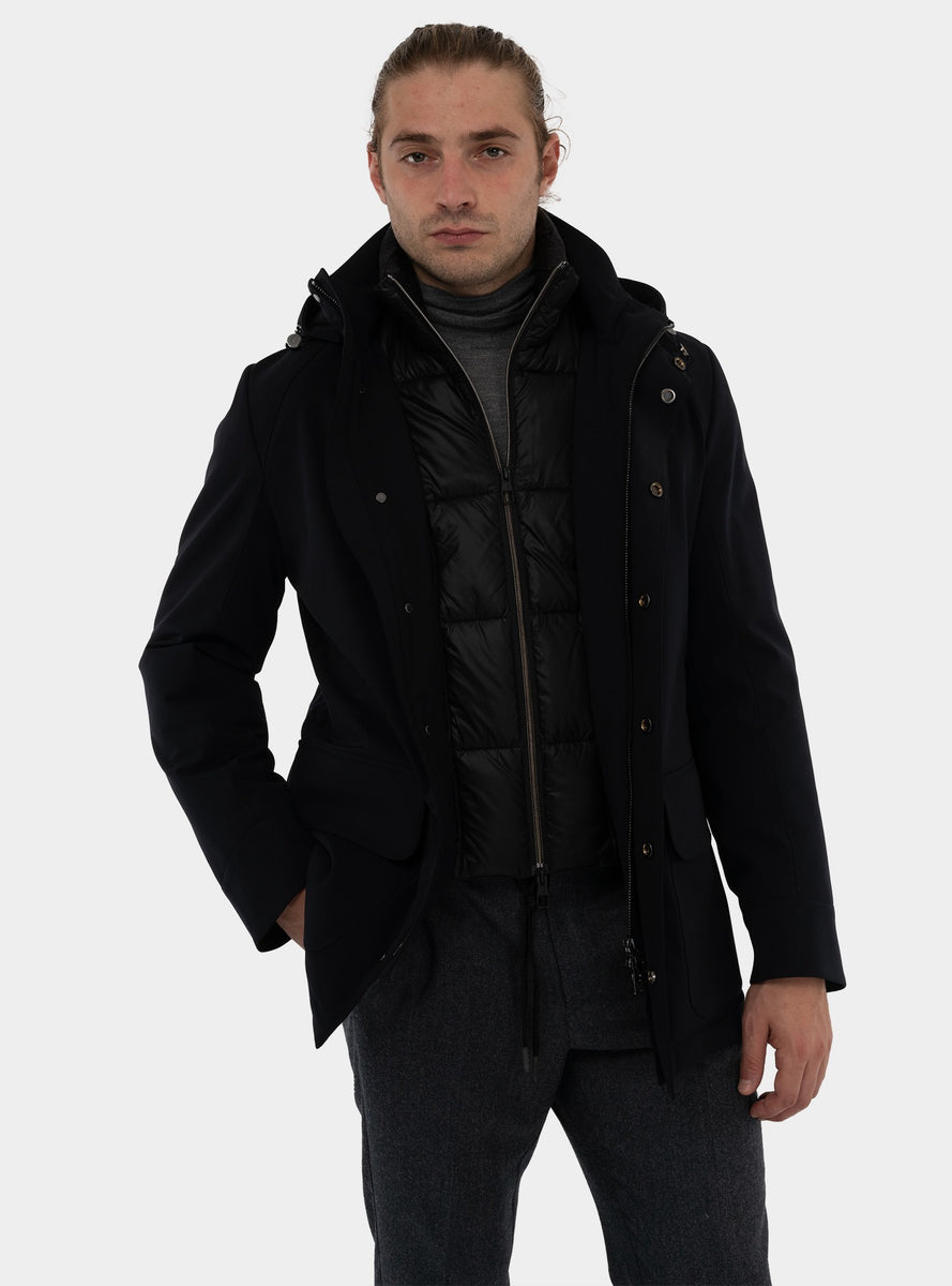 MONTECORE Down Jacket Blue Men's Jacket Men's Blue – Opposti Boutique